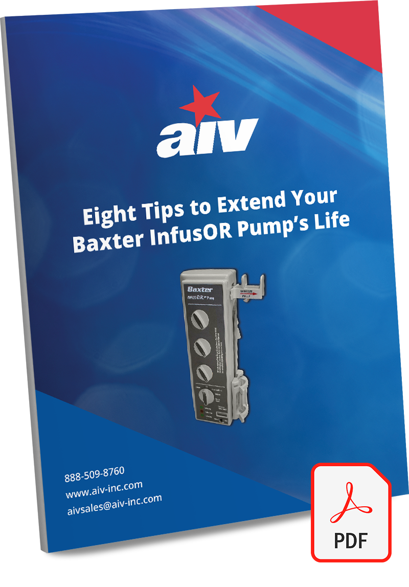 Eight Tips to Extend Your Baxter InfusOR Pump’s Life | AIV