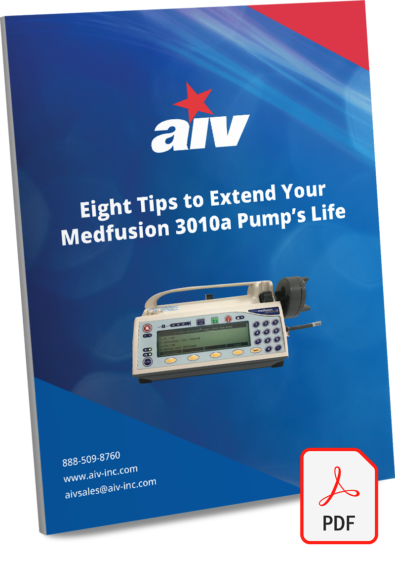 Eight Tips to Extend Your Medfusion 3010a Pump’s Life | AIV
